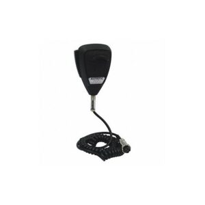 astatic 30210002 rubberized 4 pin 636l noise cancelling microphone, black