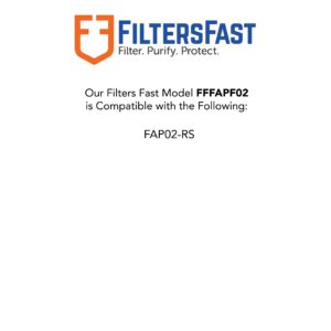 Filters Fast Compatible Replacement for 3M Filtrete FAPF02 Air Purifier Filter 15 1/4 inches x 8 7/8 inches x 15/16 inches