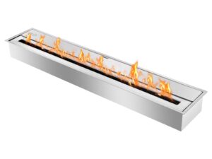 indoor ventless fireplace insert - 44" ethanol burner - ignis ehb4400