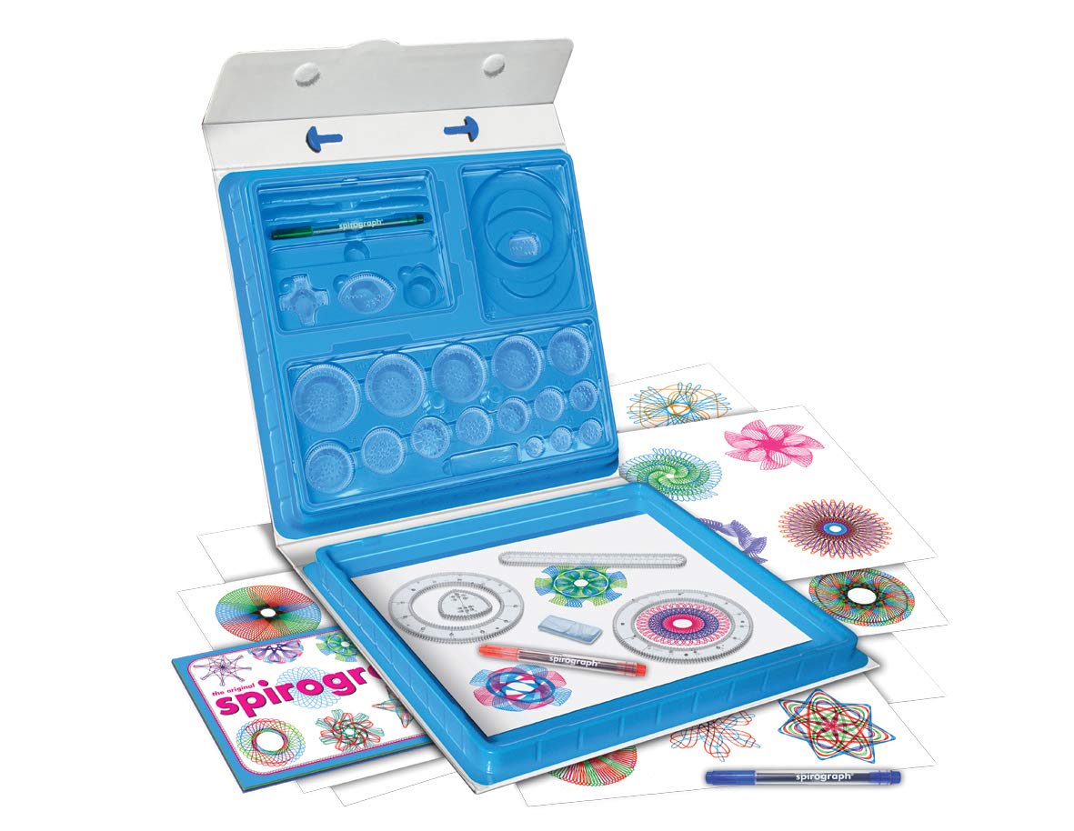 GRANDI GIOCHI The Original Spirograph - Deluxe Set - Arts and Crafts - Kids Aged 8 Years and Up - Gift for Boy or Girl