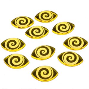 litko cthulhu focus tokens | arkham horror | eldritch horror | transparent yellow (10)