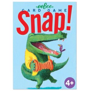 eeboo: snap playing card game, easy to understand, instructions are included, encourages imagination and creativity, perfect for ages 5 and up