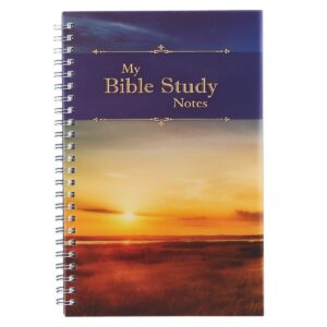 my bible study notes wirebound notebook