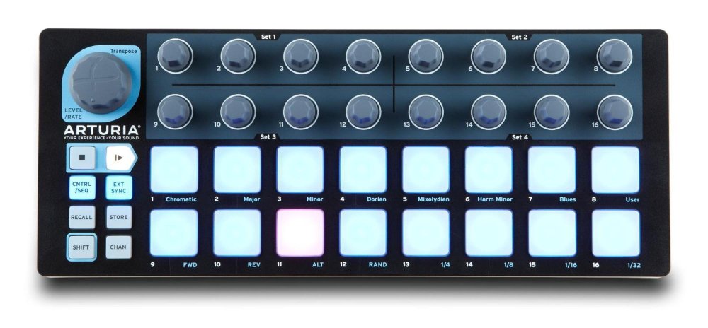 Arturia Beatstep Controller & Sequencer - Black Edition Black