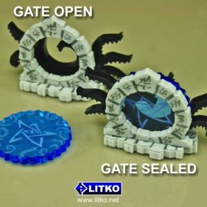 LITKO Cthulhu Mini Gate Markers | Arkham Horror | Eldritch Horror (3)