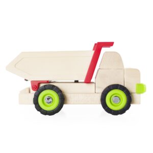 Guidecraft Block Science – Big Dump Truck: Kids Learning and Educational Wooden Toy, Teaches Levers