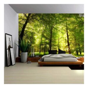 wall26 - crowded forest mural - wall mural, removable sticker, home decor - 100x144 inches