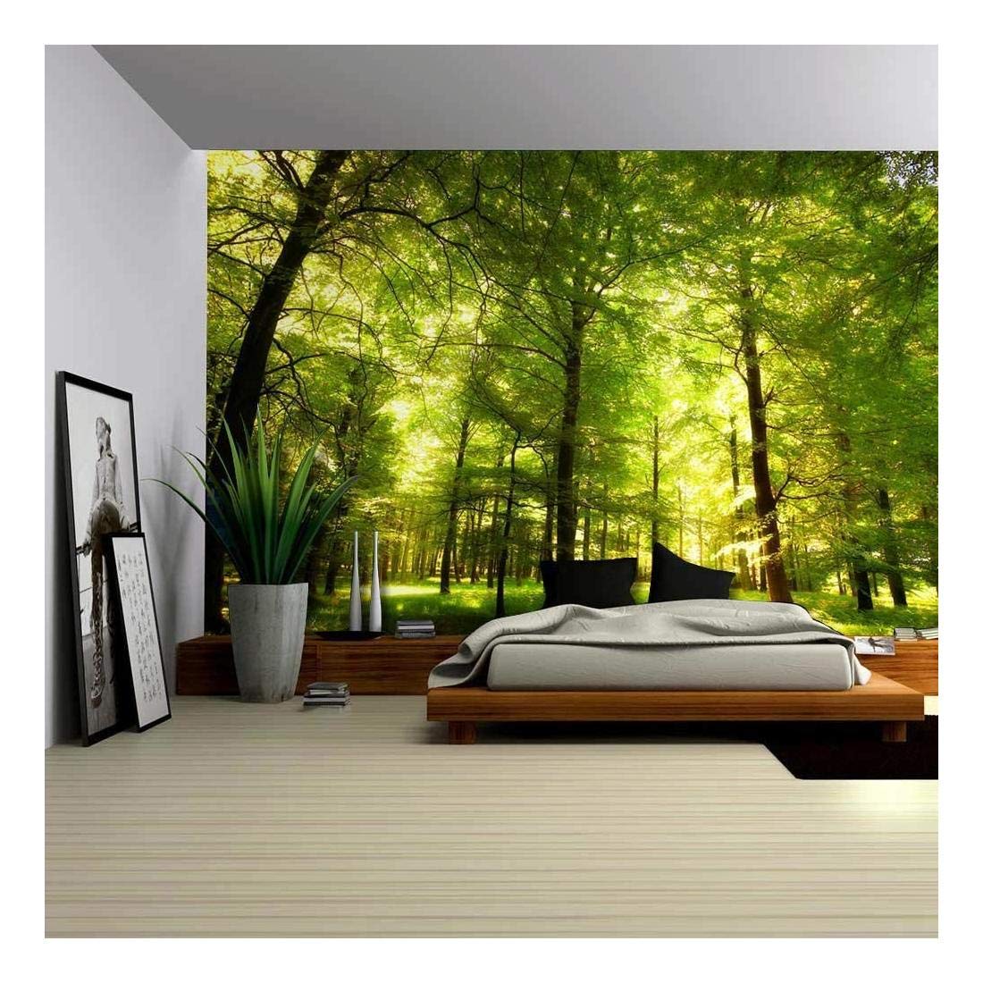 wall26 - Crowded Forest Mural - Wall Mural, Removable Sticker, Home Decor - 100x144 inches