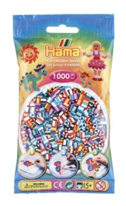 hama original beads | 1000 assorted multicolor fuse beads | arts & craft for creative children ages 5+