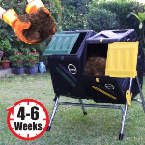 Miracle-Gro DC140 Dual Chamber Tumbling Composter