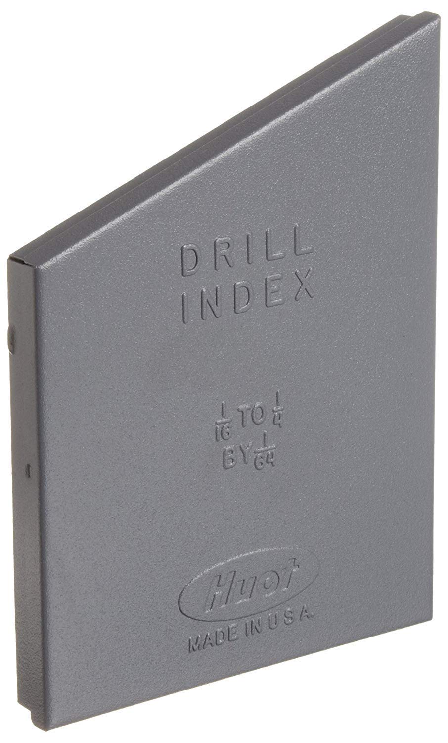 Drill America Drill Bit Index/Case, 1/16-1/4 by 64nds (13 Sizes), 12750,HUT313