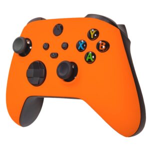 Xbox One Series X S Custom Soft Touch Controller - Soft Touch Feel, Added Grip, Neon Orange Color - Compatible with Xbox One, Series X, Series S