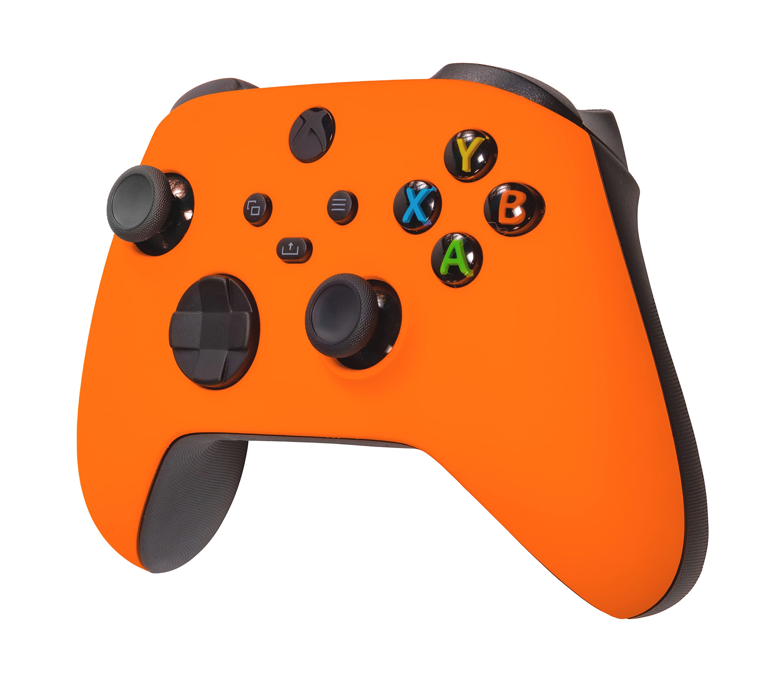 Xbox One Series X S Custom Soft Touch Controller - Soft Touch Feel, Added Grip, Neon Orange Color - Compatible with Xbox One, Series X, Series S