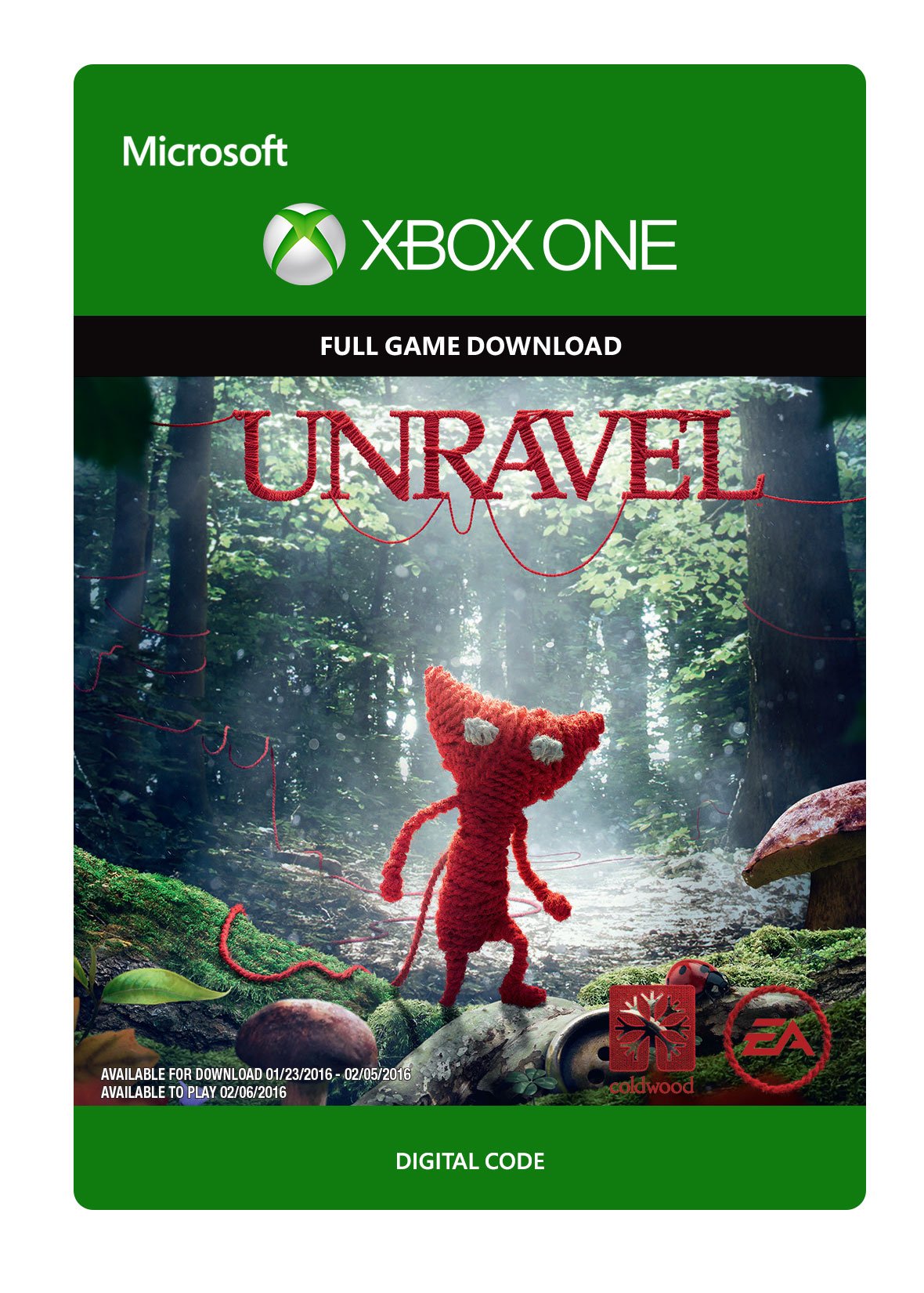 Unravel - Xbox One Digital Code