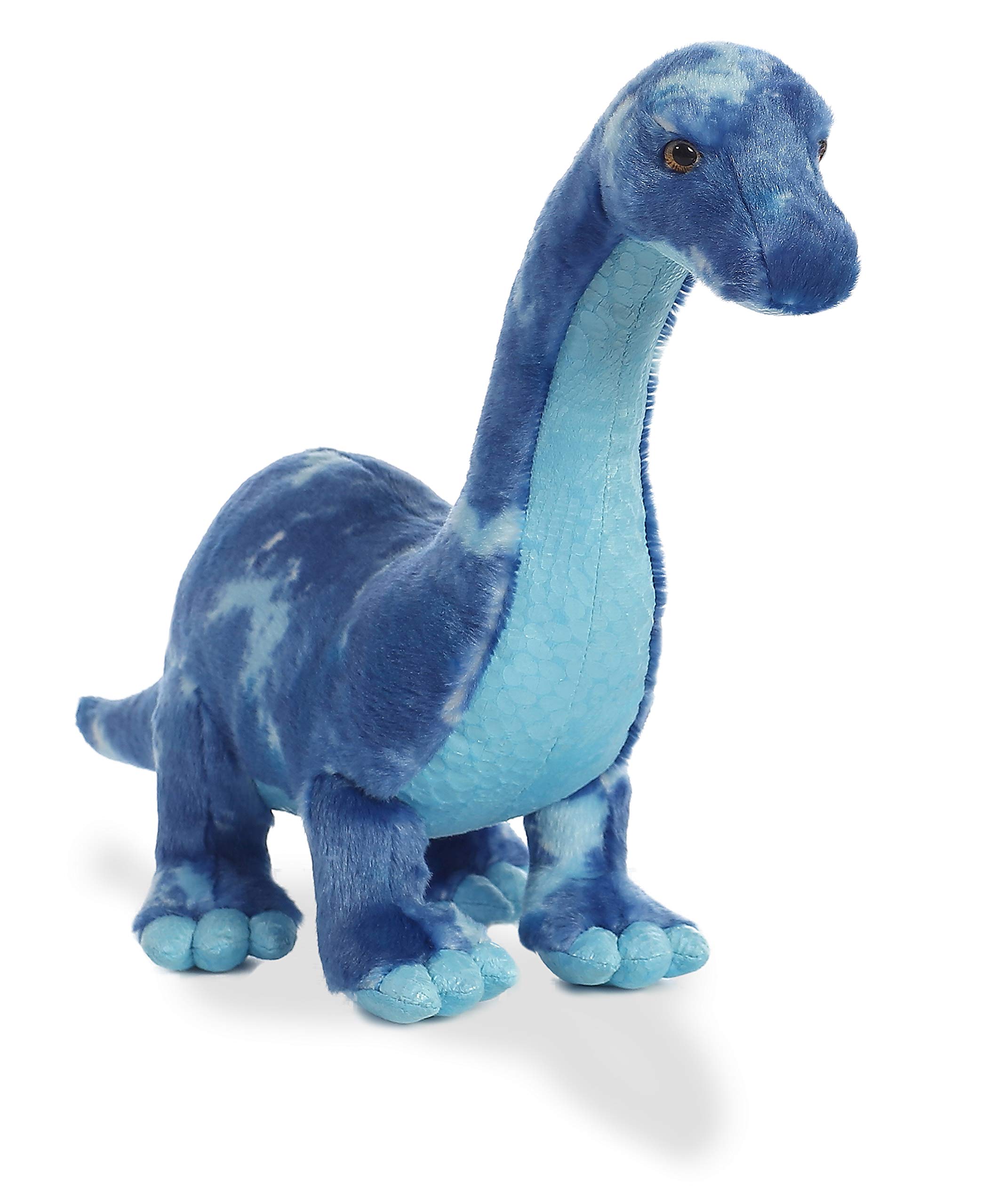 Aurora® Ferocious Dinos & Dragons Brachiosaurus Stuffed Animal - Prehistoric Fun - Cuddly Companions - Blue 18.5 Inches