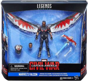 marvel legends series falcon with flight tech and redwing, 3.75-inch