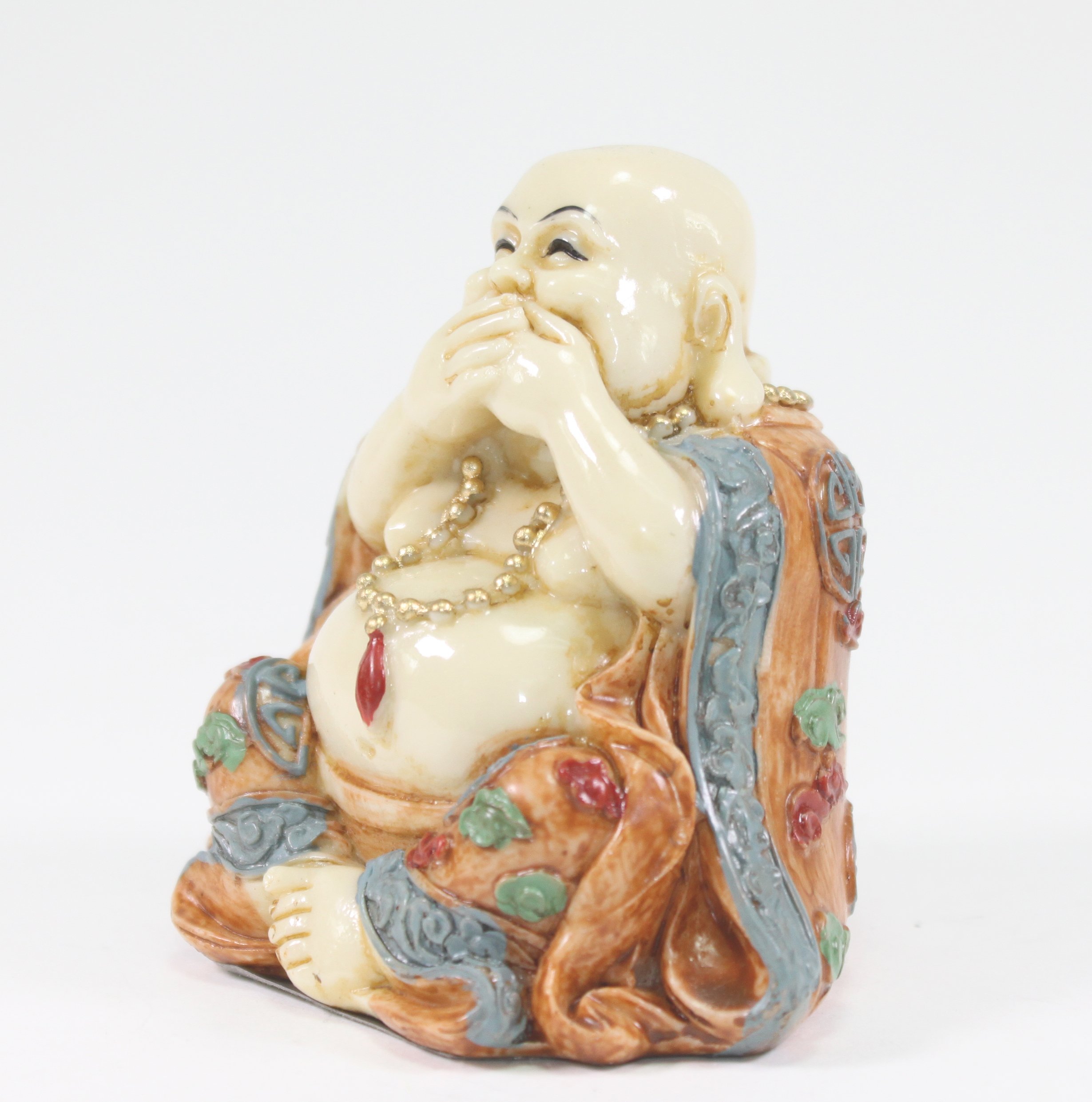 Feng Shui Speak No Evil Happy Face Laughing Buddha Figurine Home Decor Statue