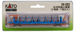 n gauge 24-223 passengers on the glacier express (2nd class cars and 1-car) by kato