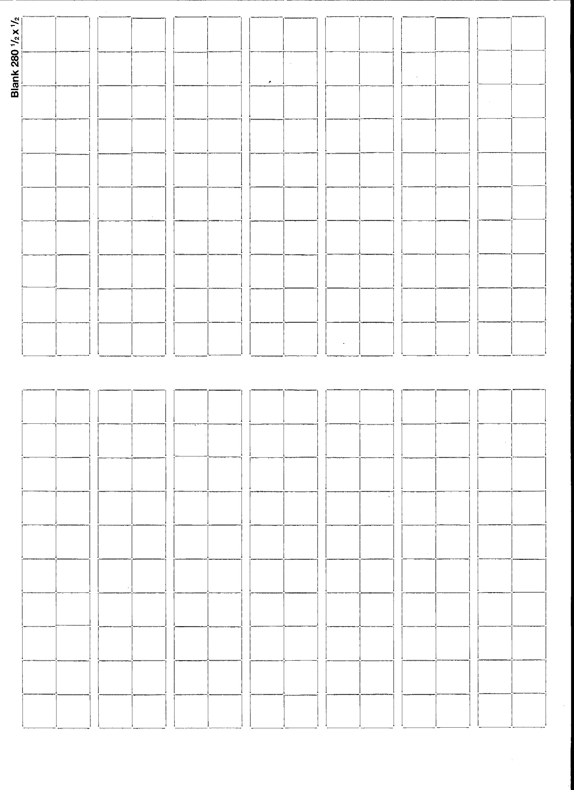 GMT: Five (5) Pack of Blank White 1/2" Counter Sheets (Each of 280 counters)