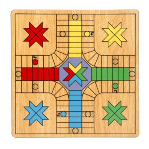 7-in-1 Combo Game For 4 Players with Chess, Ludo, Chinese Checkers & More,11.5 x 12 x 3 inches