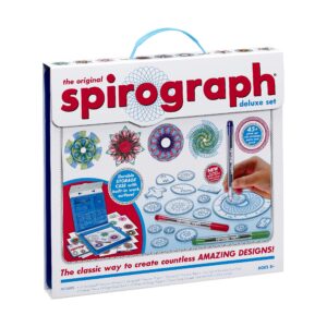 grandi giochi the original spirograph - deluxe set - arts and crafts - kids aged 8 years and up - gift for boy or girl