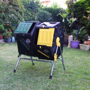 Miracle-Gro DC140 Dual Chamber Tumbling Composter