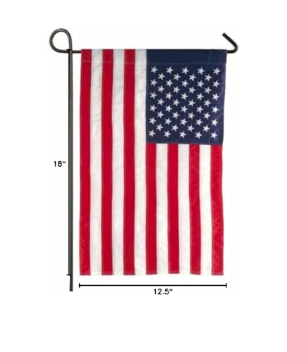 Evergreen small American flag, Patriotic, printed, lightweight material, MADE IN USA