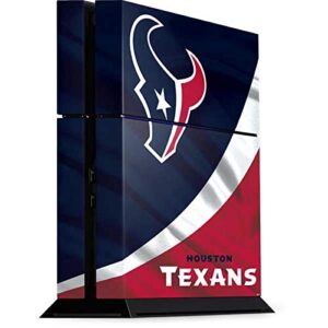 skinit decal gaming skin compatible with ps4 console - officially licensed nfl houston texans design