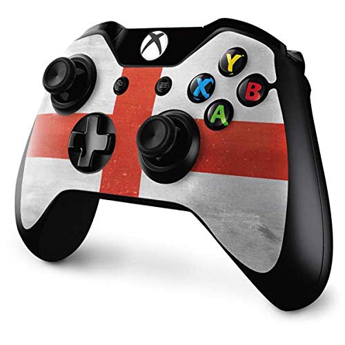 Skinit Decal Gaming Skin Compatible with Xbox One Controller - Originally Designed England Flag Distressed Design