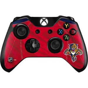 skinit decal gaming skin compatible with xbox one controller - officially licensed nhl florida panthers jersey design