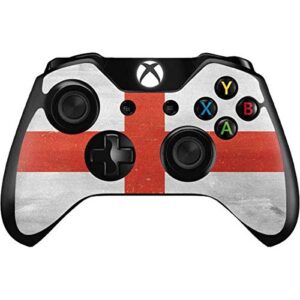 skinit decal gaming skin compatible with xbox one controller - originally designed england flag distressed design