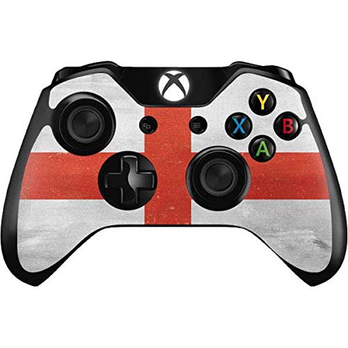 Skinit Decal Gaming Skin Compatible with Xbox One Controller - Originally Designed England Flag Distressed Design