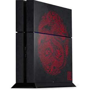 skinit decal gaming skin for ps4 console - officially licensed skinit originally designed red dragon design