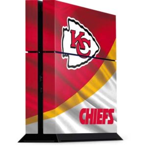 skinit decal gaming skin compatible with ps4 console - officially licensed nfl kansas city chiefs design