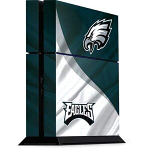 skinit decal gaming skin compatible with ps4 console - officially licensed nfl philadelphia eagles design