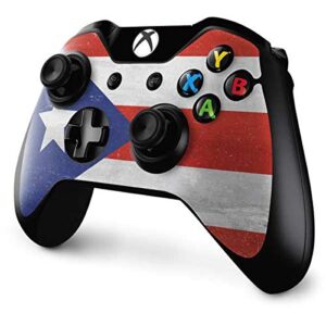 Skinit Decal Gaming Skin Compatible with Xbox One Controller - Originally Designed Puerto Rico Flag Distressed Design