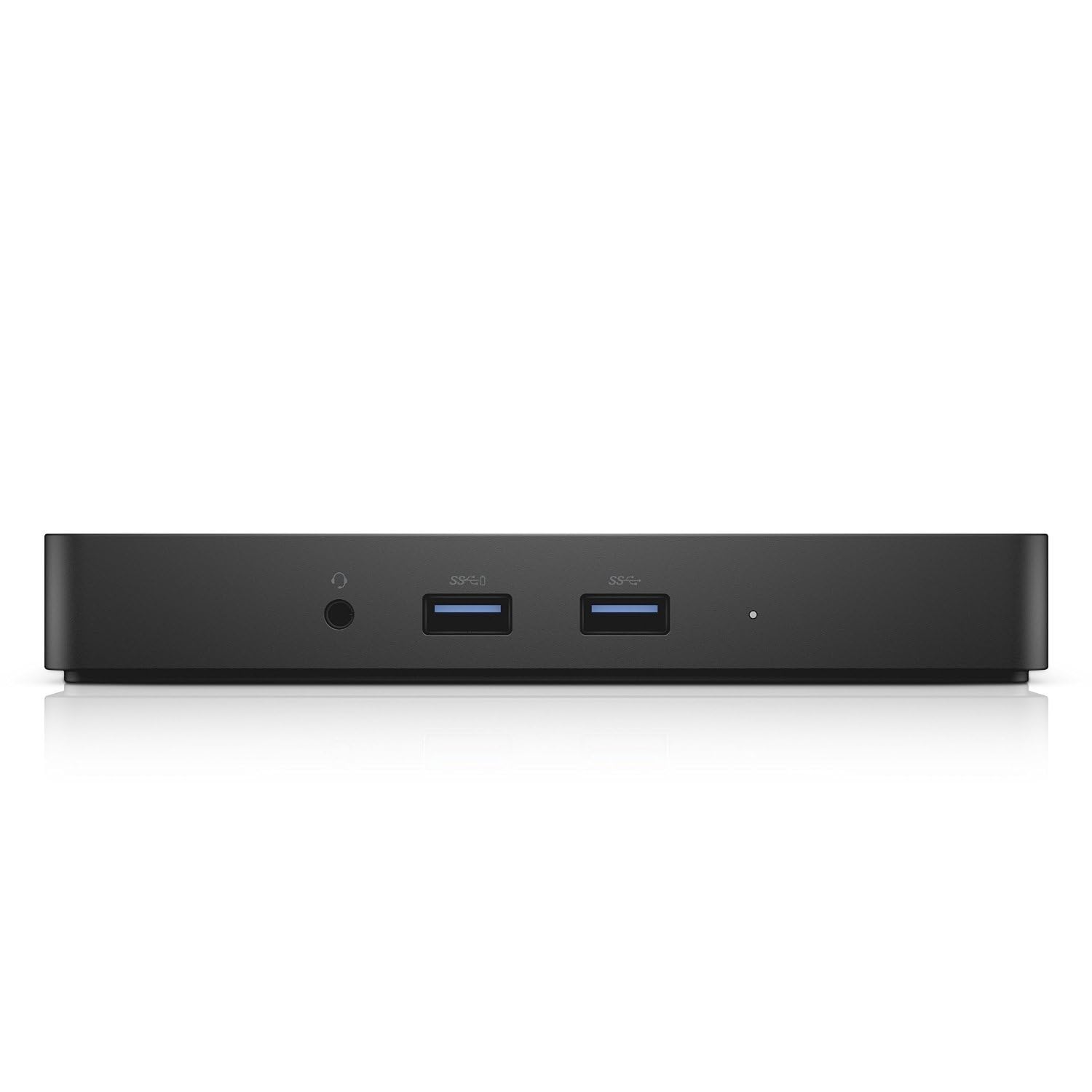 Dell WD15 Monitor Dock 4K with 180W Adapter, USB-C, (450-AEUO, 7FJ4J, 4W2HW),Black,Dual Display