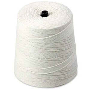 twine - poly-cotton twine - (white), 12-ply, 30 lbs tensile, 1680' ft/lb, 5# cone (12 cones) - cwc-004217