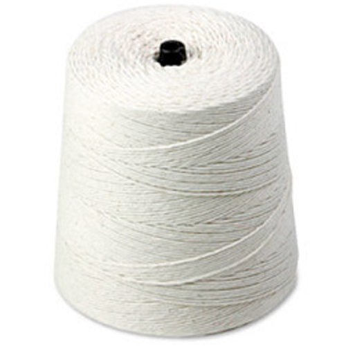 Twine - Poly-Cotton Twine - (White), 12-Ply, 30 lbs Tensile, 1680' Ft/Lb, 5# Cone (12 Cones) - CWC-004217