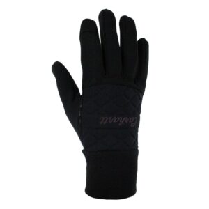 carhartt women's the iris glove, black, medium