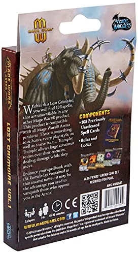 Arcane Wonders Mage Wars Arena: Lost Grimoire Volume 1 Card Game