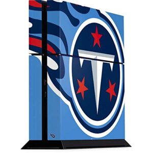 skinit decal gaming skin compatible with ps4 console - officially licensed nfl tennessee titans large logo design