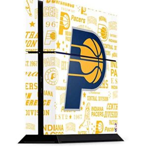 skinit decal gaming skin for ps4 console - officially licensed nba indiana pacers historic blast design