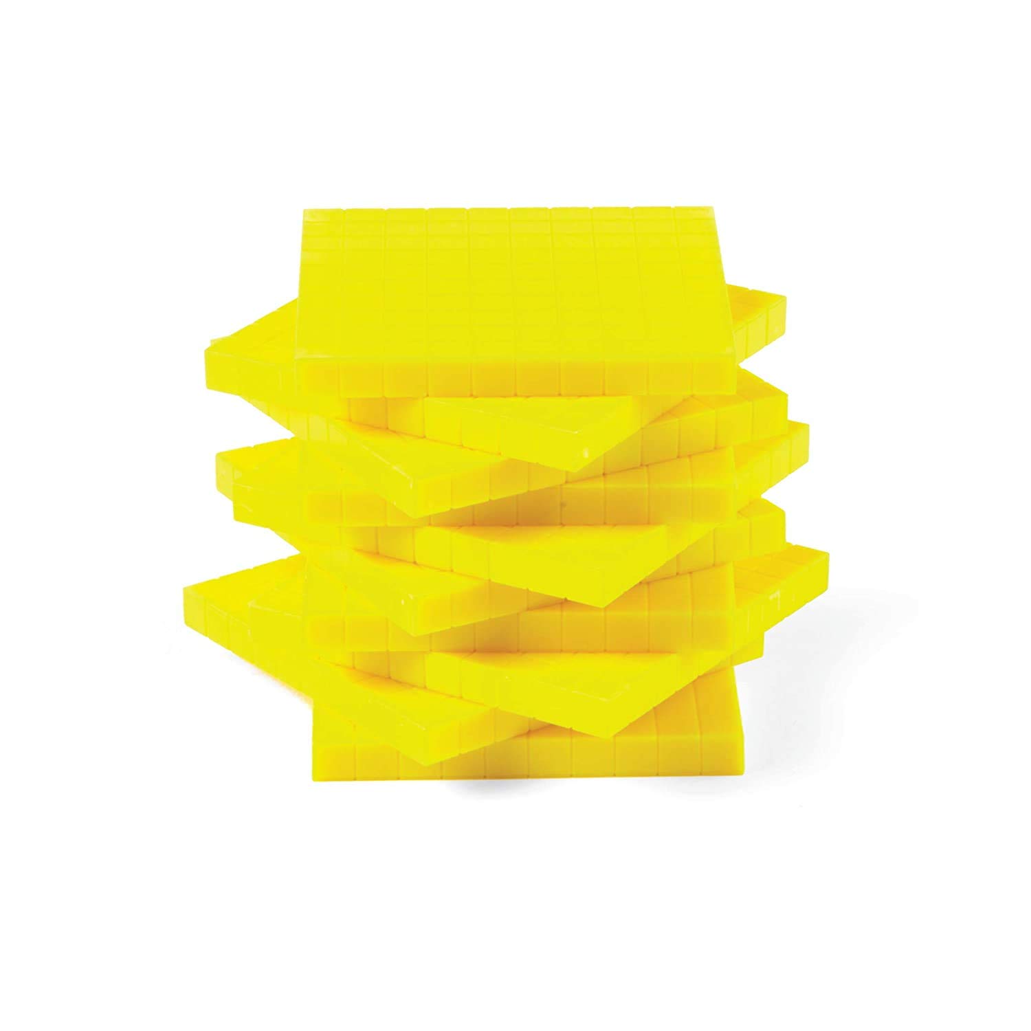 hand2mind 10 Blocks, Yellow Plastic Base Ten Flats, Place Value Manipulatives, Base 10 Blocks, Counting Manipulatives, Math Manipulatives First Grade, Math Blocks, Place Value Blocks, Base Ten Blocks