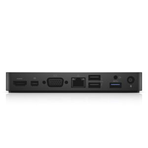 Dell WD15 Monitor Dock 4K with 180W Adapter, USB-C, (450-AEUO, 7FJ4J, 4W2HW),Black,Dual Display