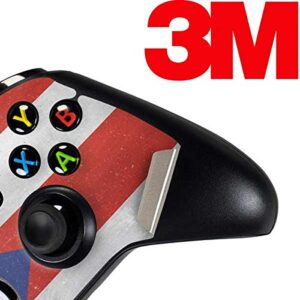 Skinit Decal Gaming Skin Compatible with Xbox One Controller - Originally Designed Puerto Rico Flag Distressed Design