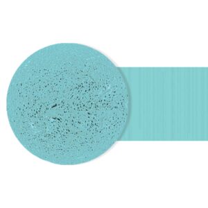 robin eggs blue crepe paper roll - 81' (1 count) - great for stunning diy crafts, party decor, and more