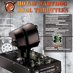 THRUSTMASTER Hotas Warthog Dual Throttles (PC DVD)(Black)