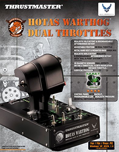 THRUSTMASTER Hotas Warthog Dual Throttles (PC DVD)(Black)