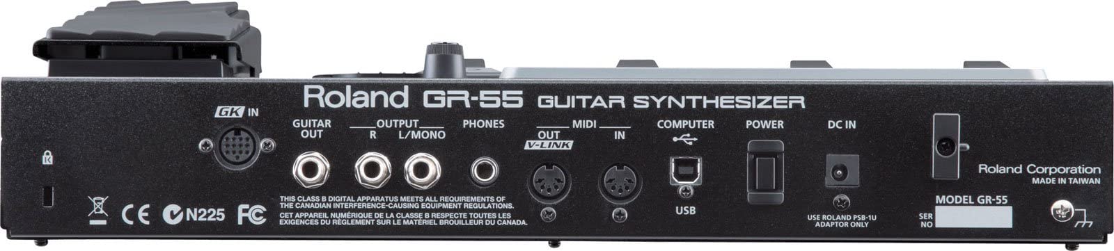 Roland GR-55 Guitar Synthesizer Black with GK-3 Divided Pickup and 1 Year Free Extended Warranty